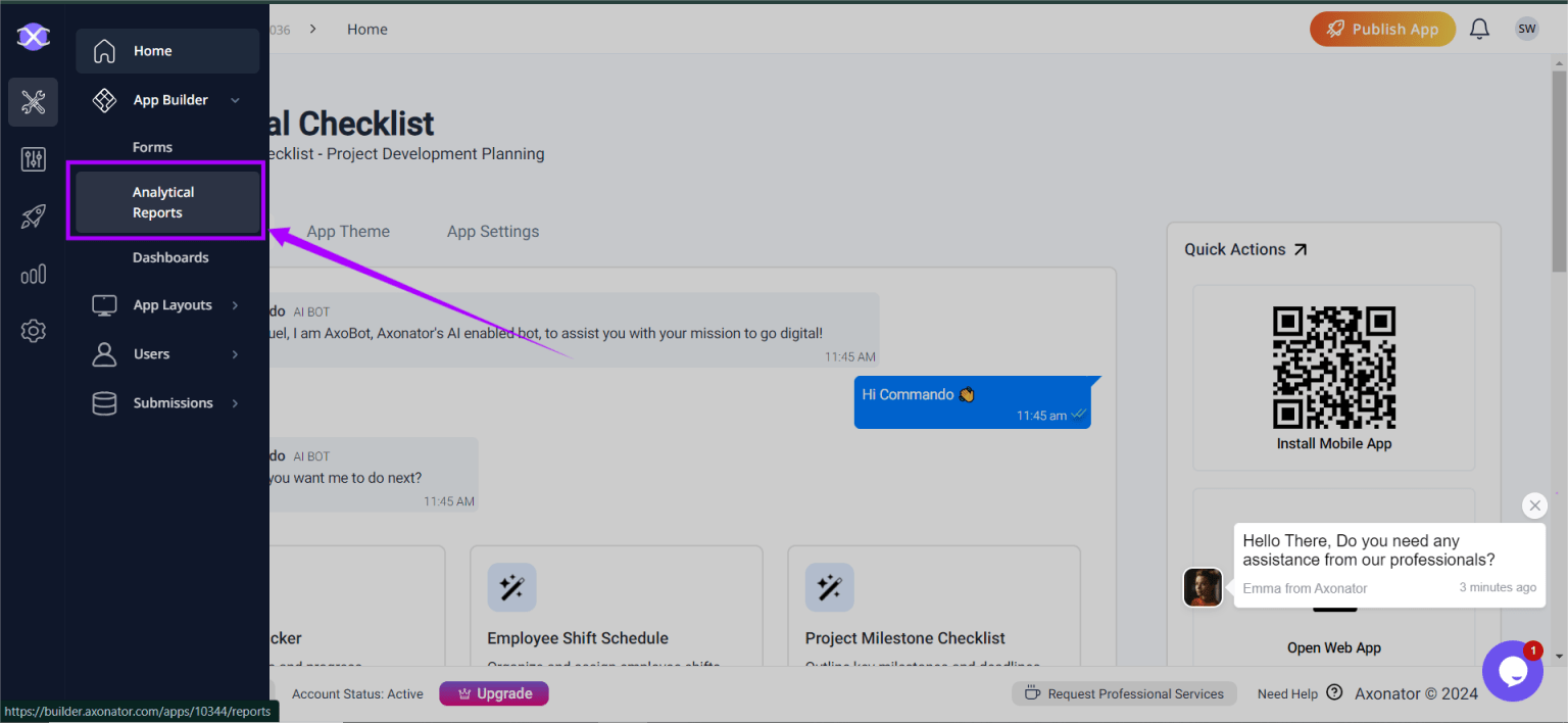 How to pin charts to a Dashboard?